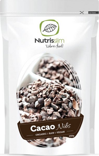 Nutrisslim Nature's Finest Cacao Nibs BIO 250 g od 319 Kč - Zbozi.cz