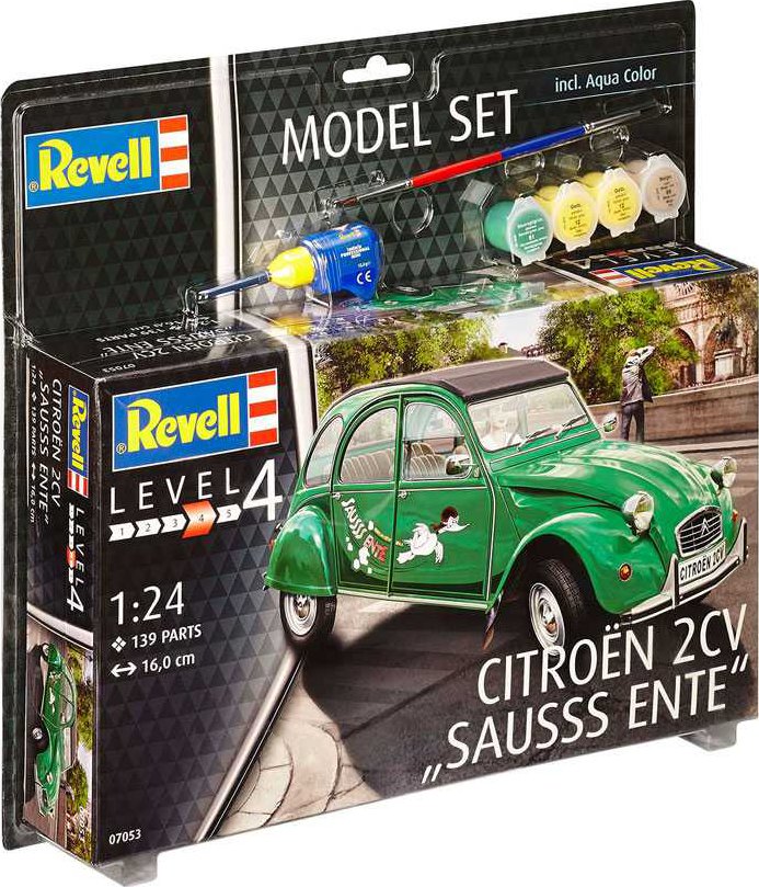 Revell ModelSet Citroën 2CV "Sauss Ente" 1:24 - Zbozi.cz