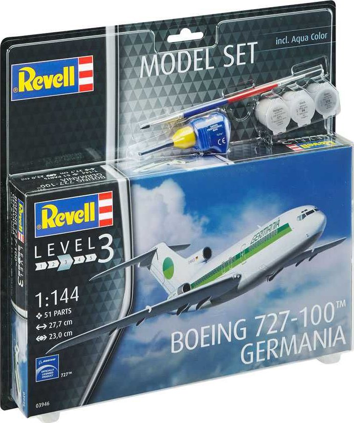 Revell Model Set Boeing B727-100 Germania 1:144 - Zbozi.cz