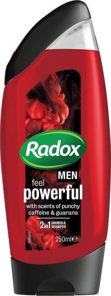 Radox Men Feel Powerful Caffeine & Guarana 250 ml - Zbozi.cz