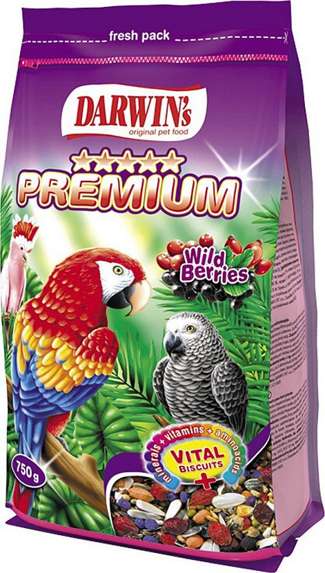 DARWIN´s Wild Berries velký papoušek 750 g - Zbozi.cz