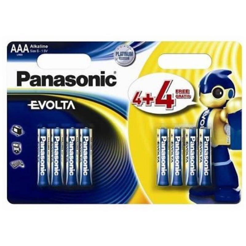 Panasonic Evolta, AAA 4 + 4 ks od 79 Kč - Zbozi.cz