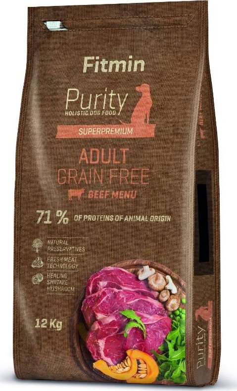 Fitmin Purity Adult Beef Grain Free 12 kg od 1 479 Kč - Zbozi.cz