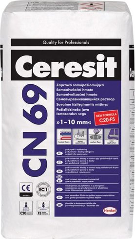 Ceresit Henkel CN 69 samonivelační hmota 25 kg od 666 Kč - Zbozi.cz