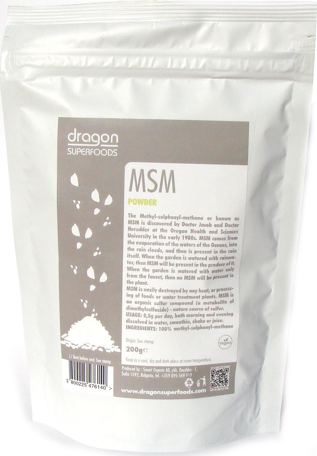 Dragon Superfoods MSM 200 g - Zbozi.cz