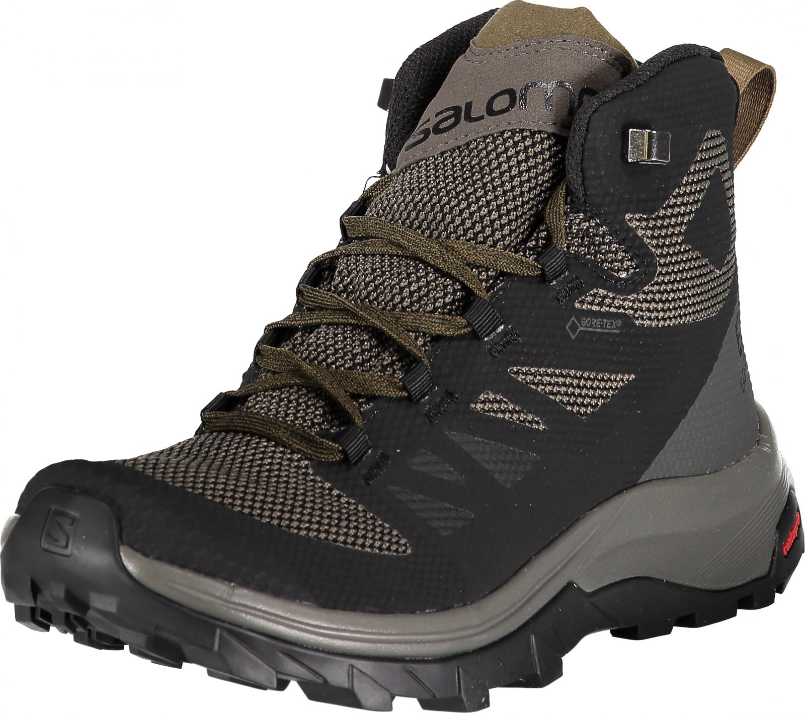 Salomon Outline Mid GTX L40476300 Black/Beluga/Capers - Zbozi.cz
