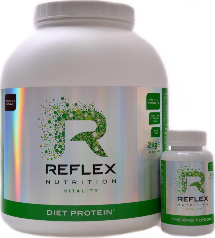 Reflex Nutrition Diet Protein 2 kg + Thermo Fusion 100 cps. od 315 Kč ...