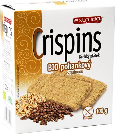 Extrudo Bio Crispins 100 g pohankové od 31 Kč - Zbozi.cz