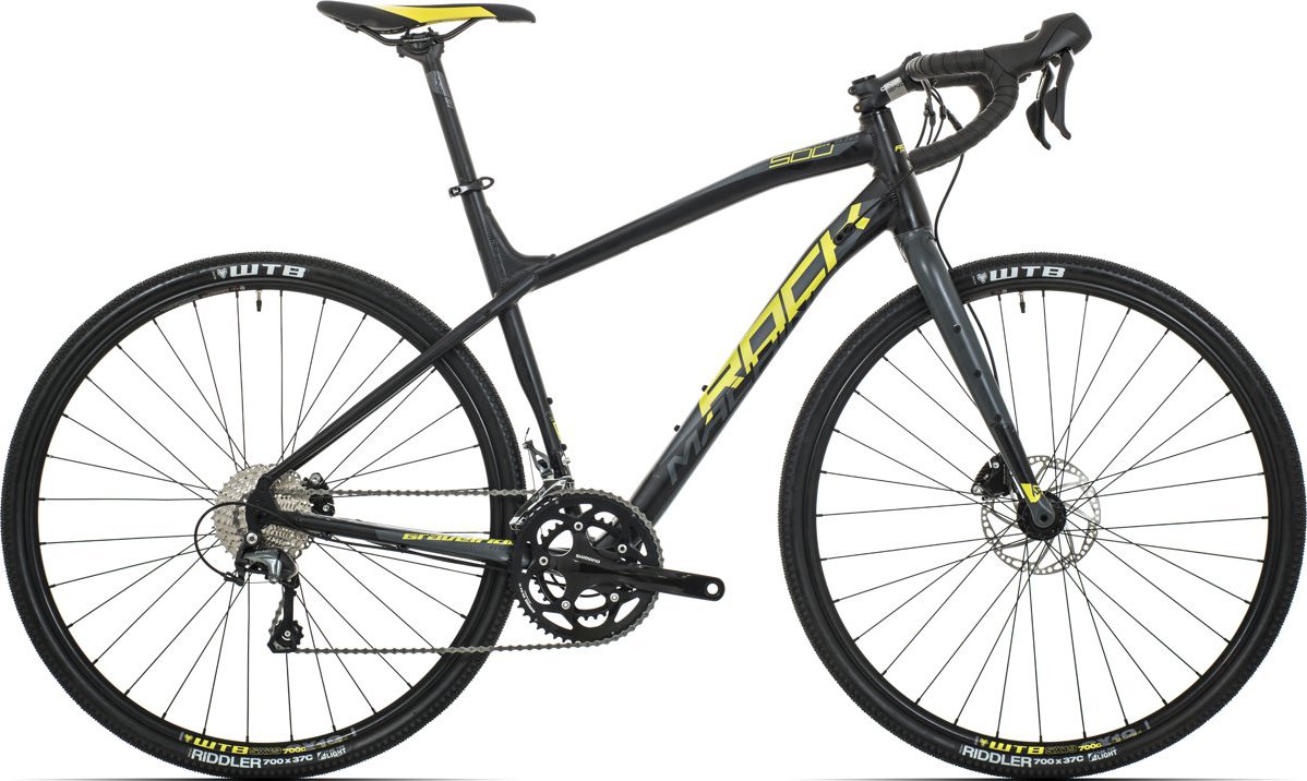 Rock Machine Gravel Ride 500 Matt Black/Radioactive Yellow/Dark Grey ...