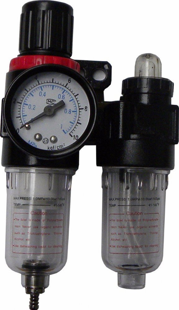 GEKO G01176 regulátor tlaku s filtrem a manometrem 1/4" od 183 Kč ...
