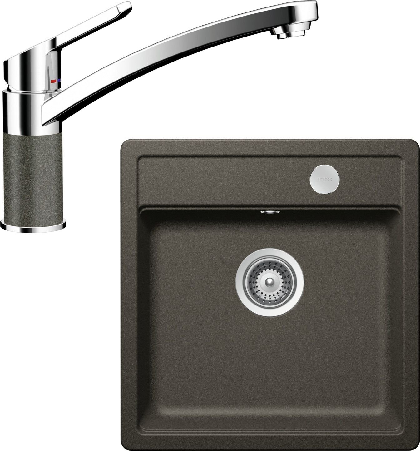 Foto Granitový dřez Schock 23 set Carbonium - Zbozi.cz