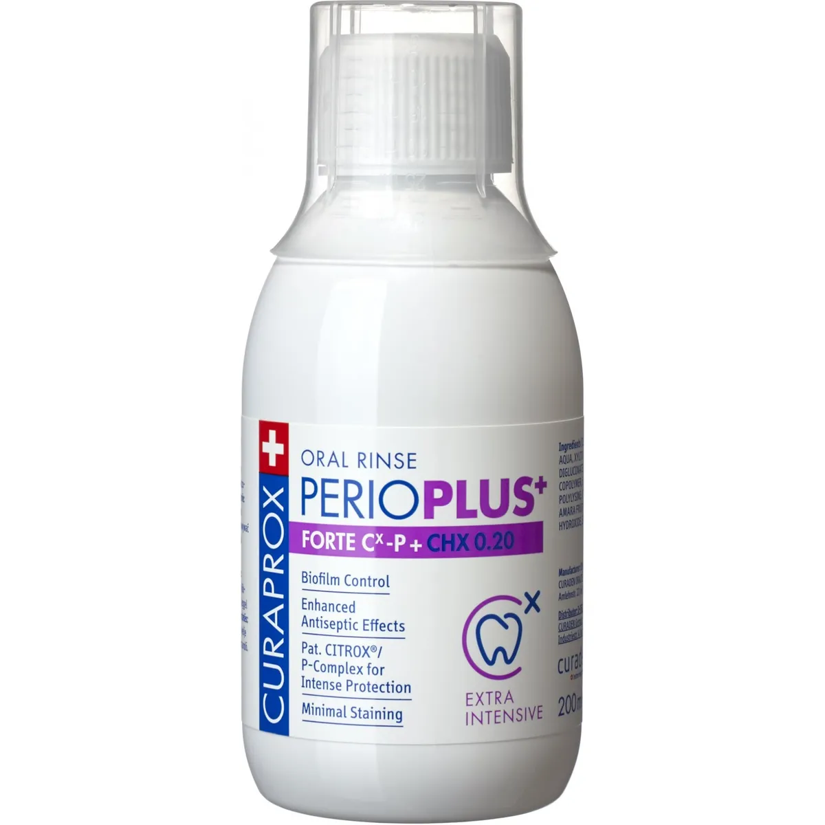 Foto Ústní voda Curaprox Perio Plus Forte 200 ml - Zbozi.cz