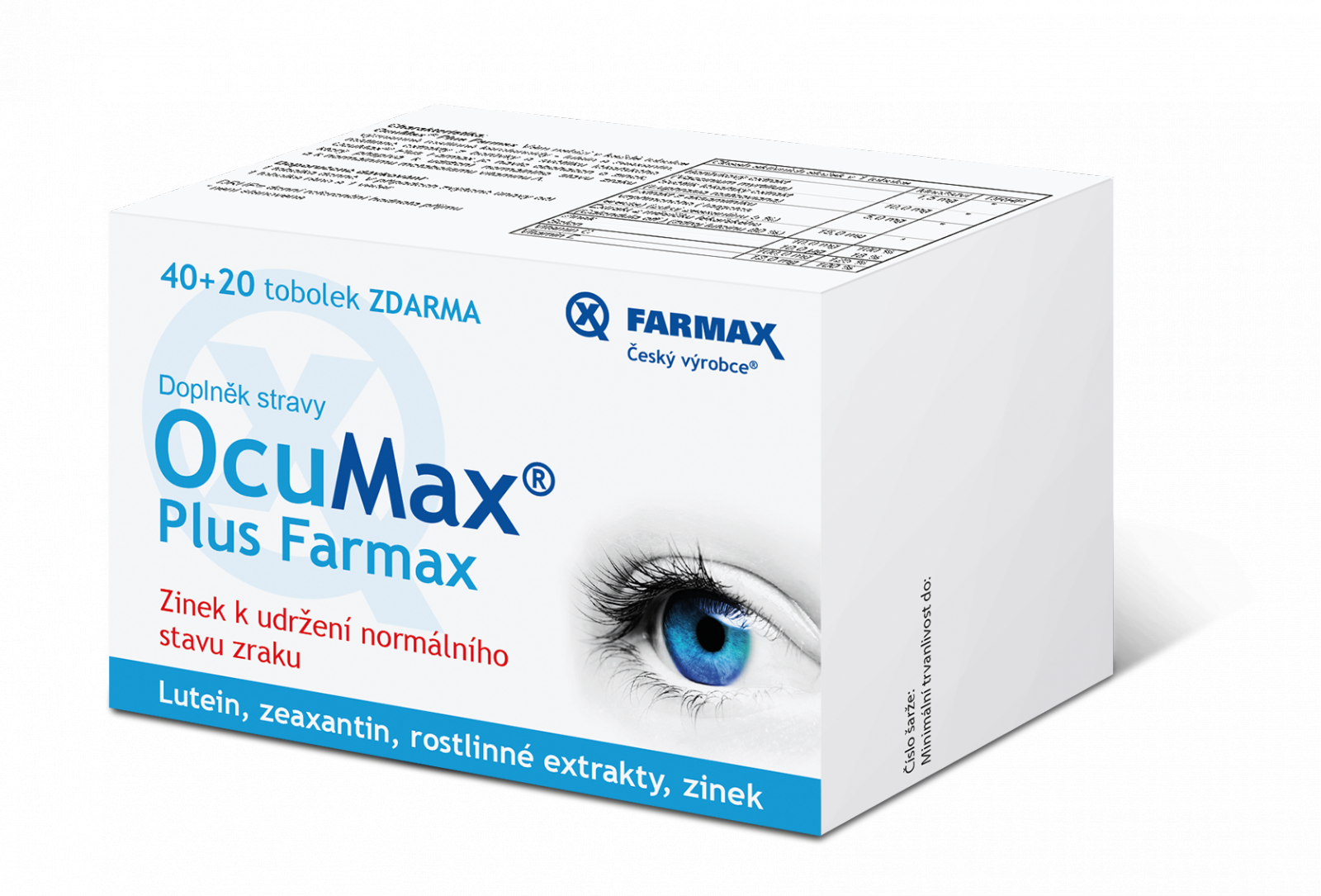 Farmax Ocumax Plus Farmax 60 tob. - Zbozi.cz