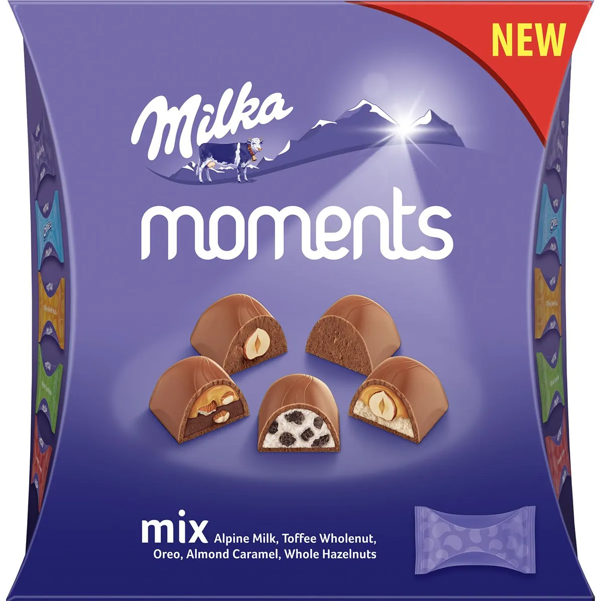 Foto Bonboniéra Milka Moments Mini Mix 97 g - Zbozi.cz
