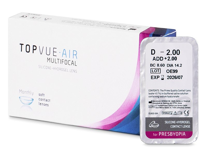 TopVue Air Multifocal od 179 Kč - Zbozi.cz