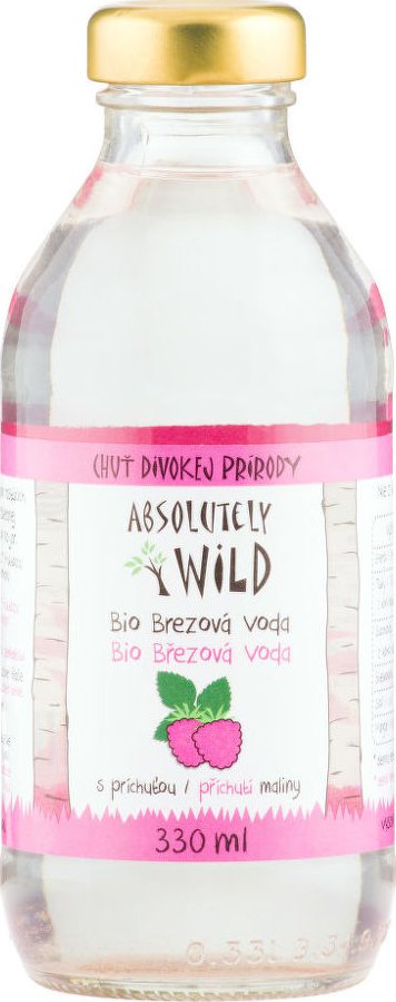 Absolutely Wild Bio Březová voda malina 330 ml - Zbozi.cz