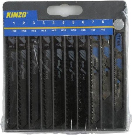 Kinzo 49351 sada pilových plátků do přímočaré pily Kinzo 10 ks od 184 Kč - Zbozi.cz