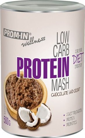 Prom-IN Low Carb Protein Mash čokoláda/kokos 500 g - Zbozi.cz