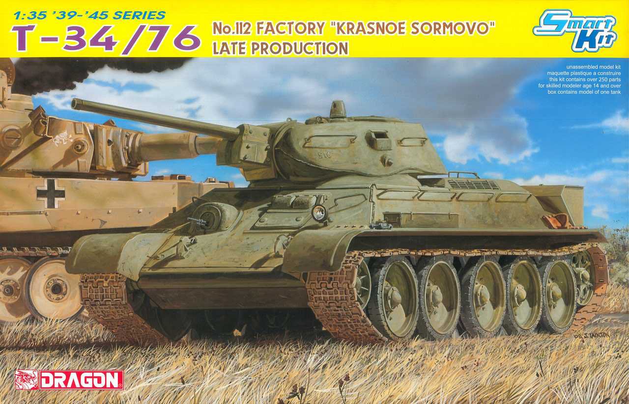 Dragon Models Kit tank 6479 - T-34/76 No.112 Factory "Krasnoe Sormovo ...
