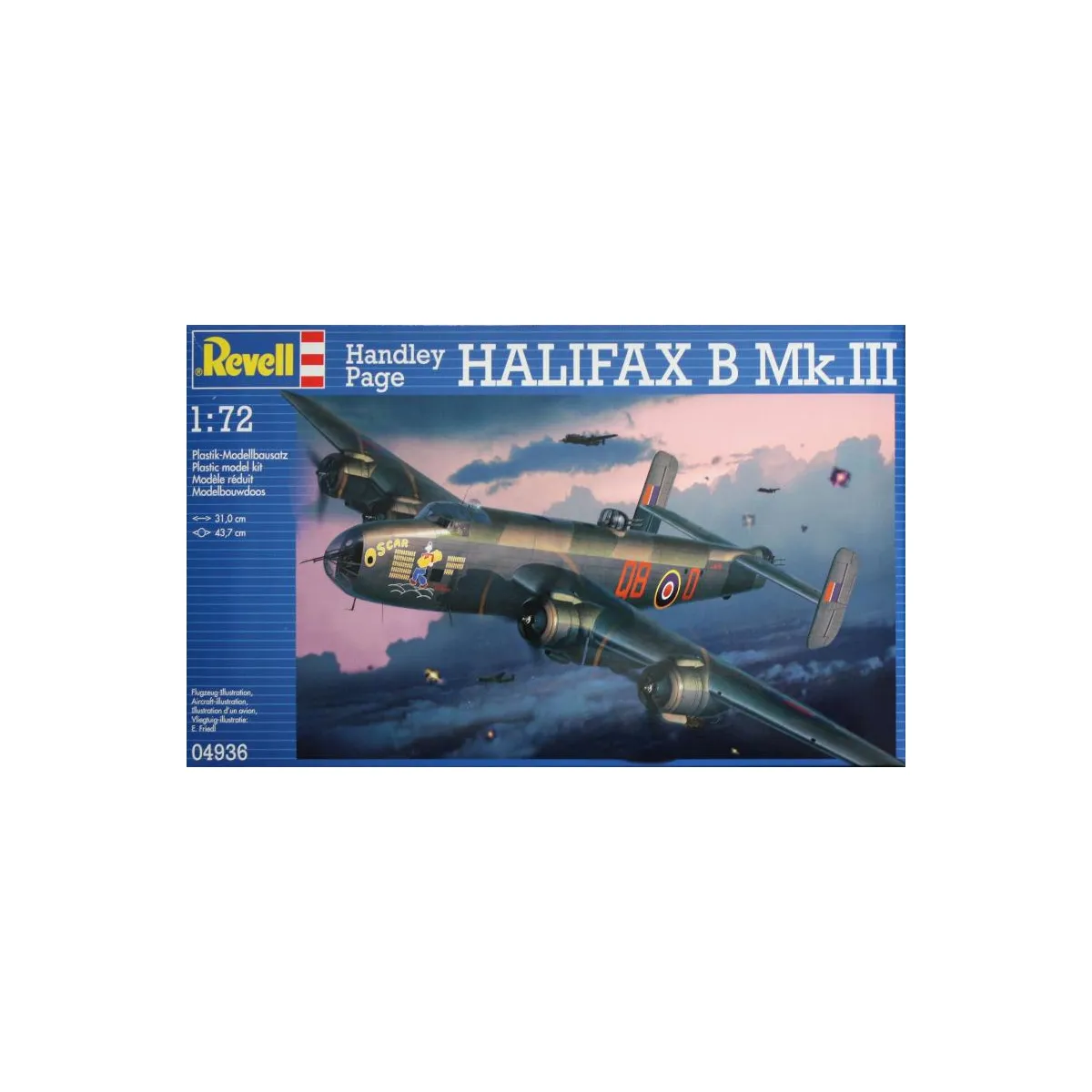 Foto Plastikový model Revell Handley Page Halifax B Mk.III 1:72 - Zbozi.cz