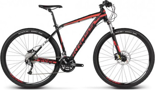 Kross Level B3 black/red/white matt 2017 - Zbozi.cz