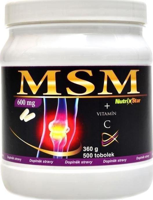 Nutri Star MSM 600mg 500 cps. - Zbozi.cz