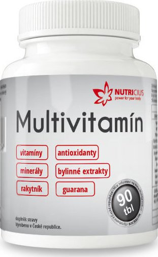 Nutricius Multivitamín rakytník a guarana 90 tbl. - Zbozi.cz