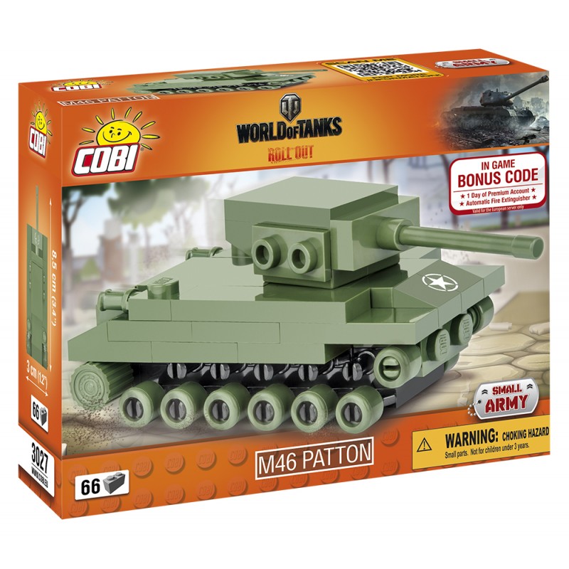 Cobi 3027 World of Tanks Nano Tank M46 Patton - Zbozi.cz