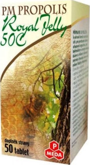Purus Meda Propolis 50C+Royal jelly 50 tbl. - Zbozi.cz