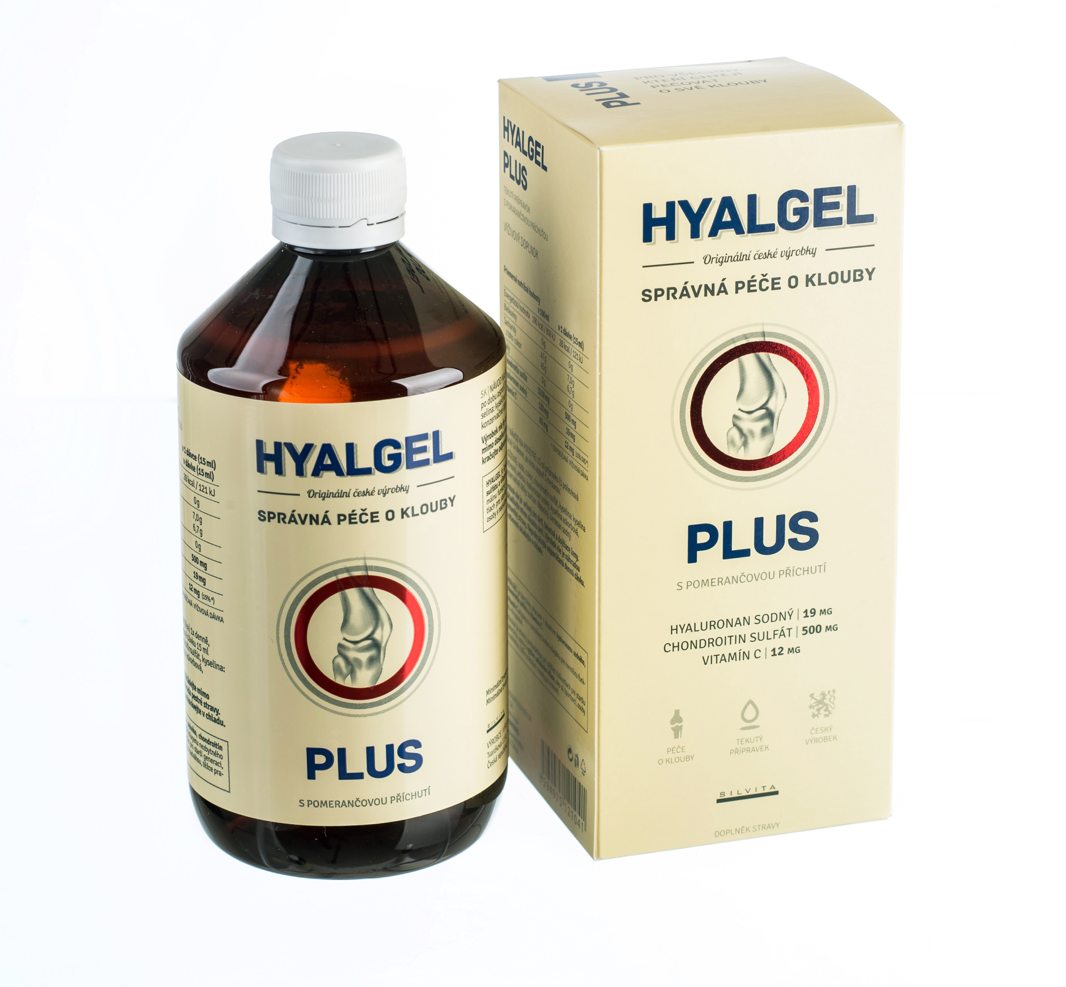 Silvita Hyalgel Plus pomeranč 500 ml - Zbozi.cz