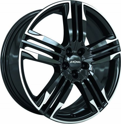 Ronal R58 jetblack-white rim 8x20 5x112 ET50 - Zbozi.cz