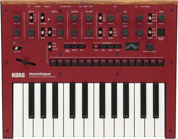 Syntezátor Korg Monologue Red - Zbozi.cz