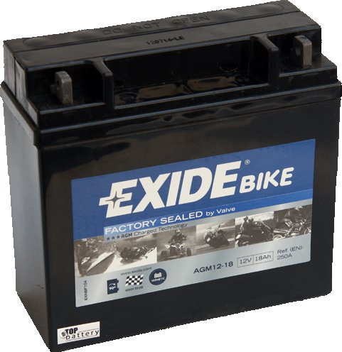 Exide Bike Factory Sealed AGM12-18 12V 18Ah 190A od 1 616 Kč - Zbozi.cz