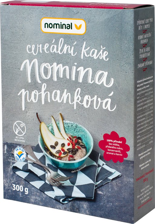 Nominal Cereální kaše pohanková 300 g od 54 Kč - Zbozi.cz