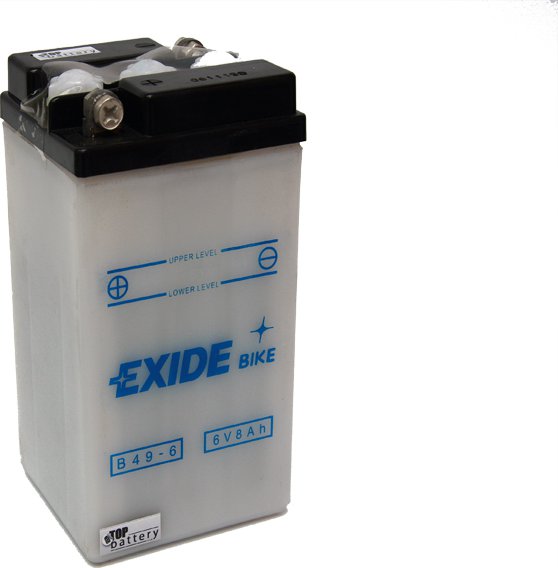 Exide Bike Conventional B49-6 6V 8Ah 40A od 408 Kč - Zbozi.cz