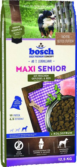Bosch Bosch Dog Senior Maxi 12,5 kg od 246 Kč - Zbozi.cz