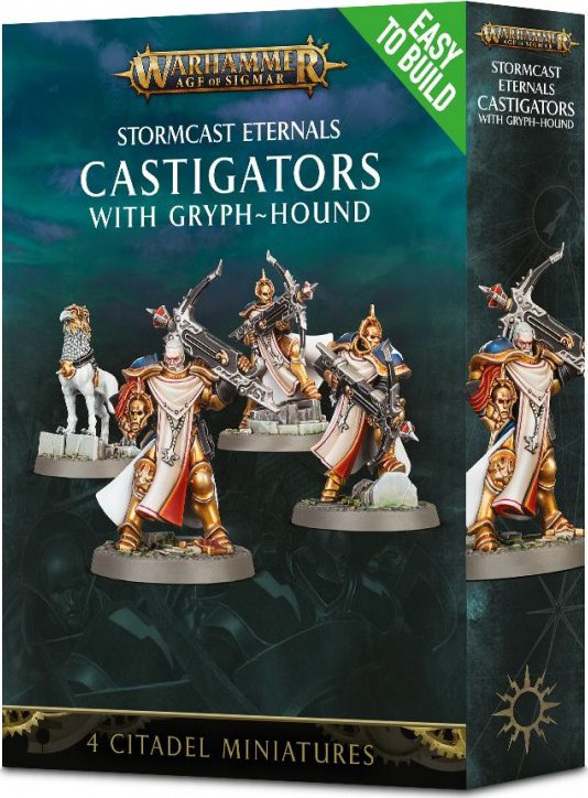 Games Workshop Easy To Build: Stormcast Eternals Castigators with Gryph ...