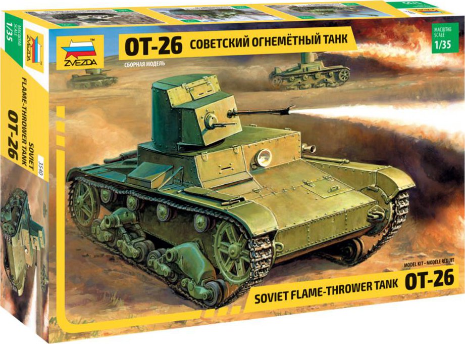 Zvezda T-26 Flamethrower 1:35 - Zbozi.cz