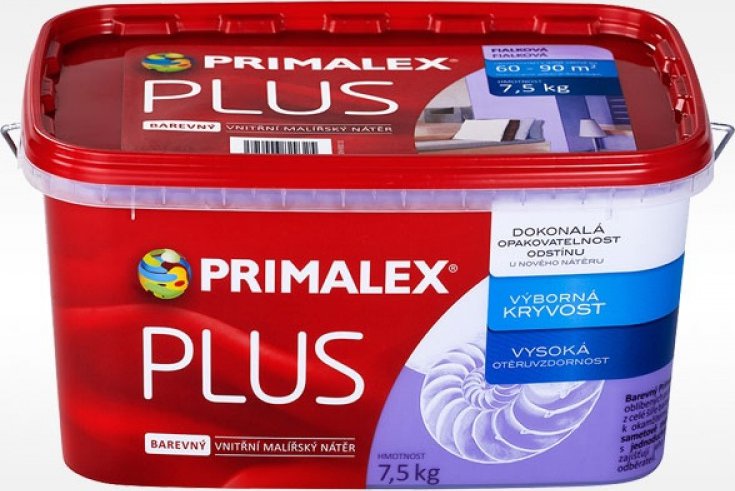 Primalex Plus Barevný 7,5 kg, fialkový - Zbozi.cz