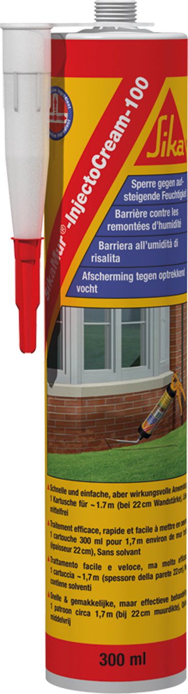 Sika Mur Injecto Cream 100 300 ml od 542 Kč - Zbozi.cz