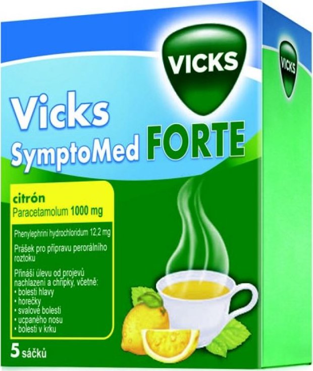 Vicks SymptoMed forte citrón 5 sáčků - Zbozi.cz