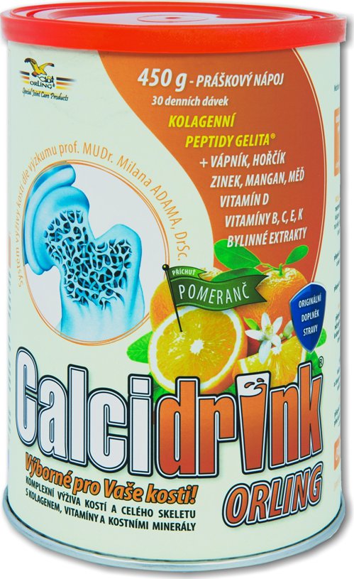 Orling Calcidrink pomeranč 450 g od 663 Kč - Zbozi.cz