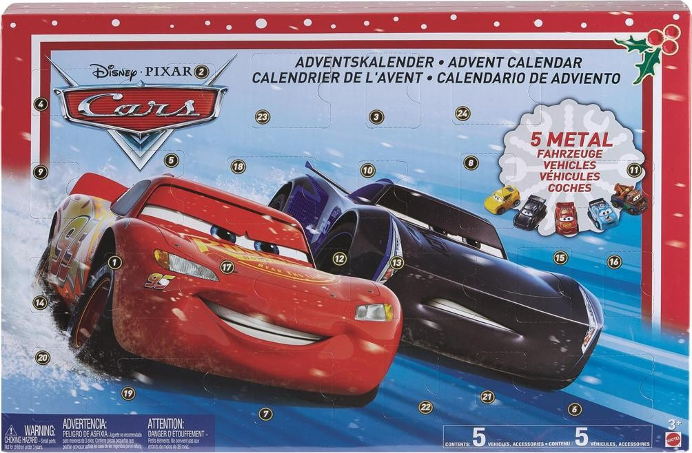 Mattel Cars 3 adventní kalendář - Zbozi.cz