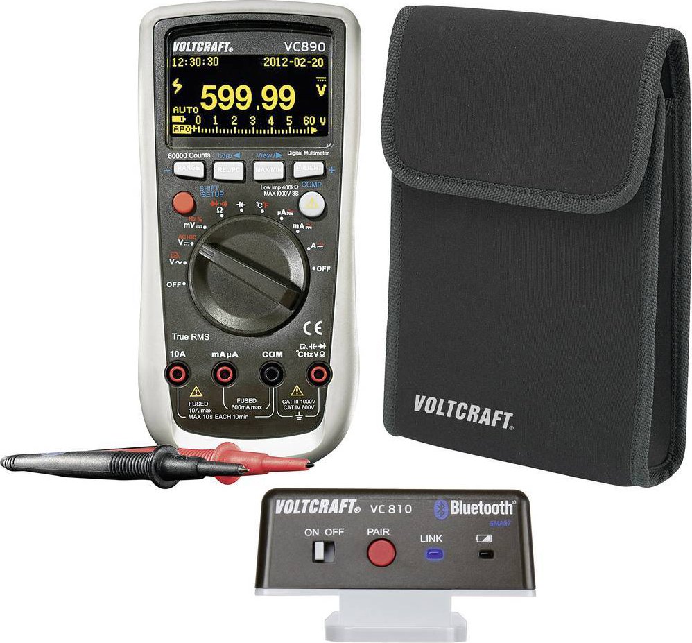 Voltcraft VC890 OLED + VC810 Bluetooth + pouzdro - Zbozi.cz