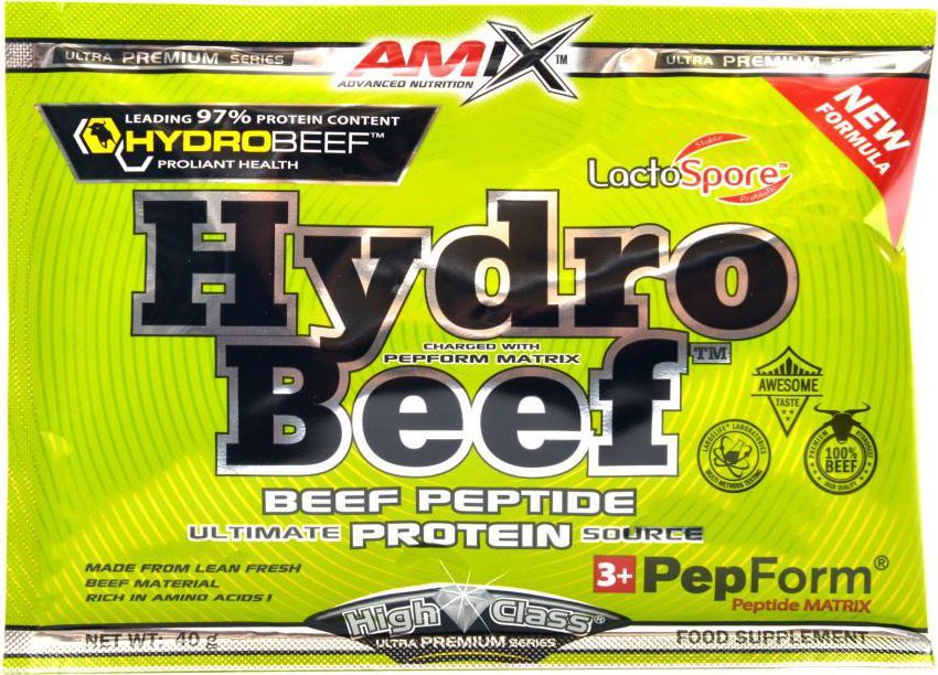 Amix Hydrobeef Peptide Protein 40 g od 28 Kč - Zbozi.cz