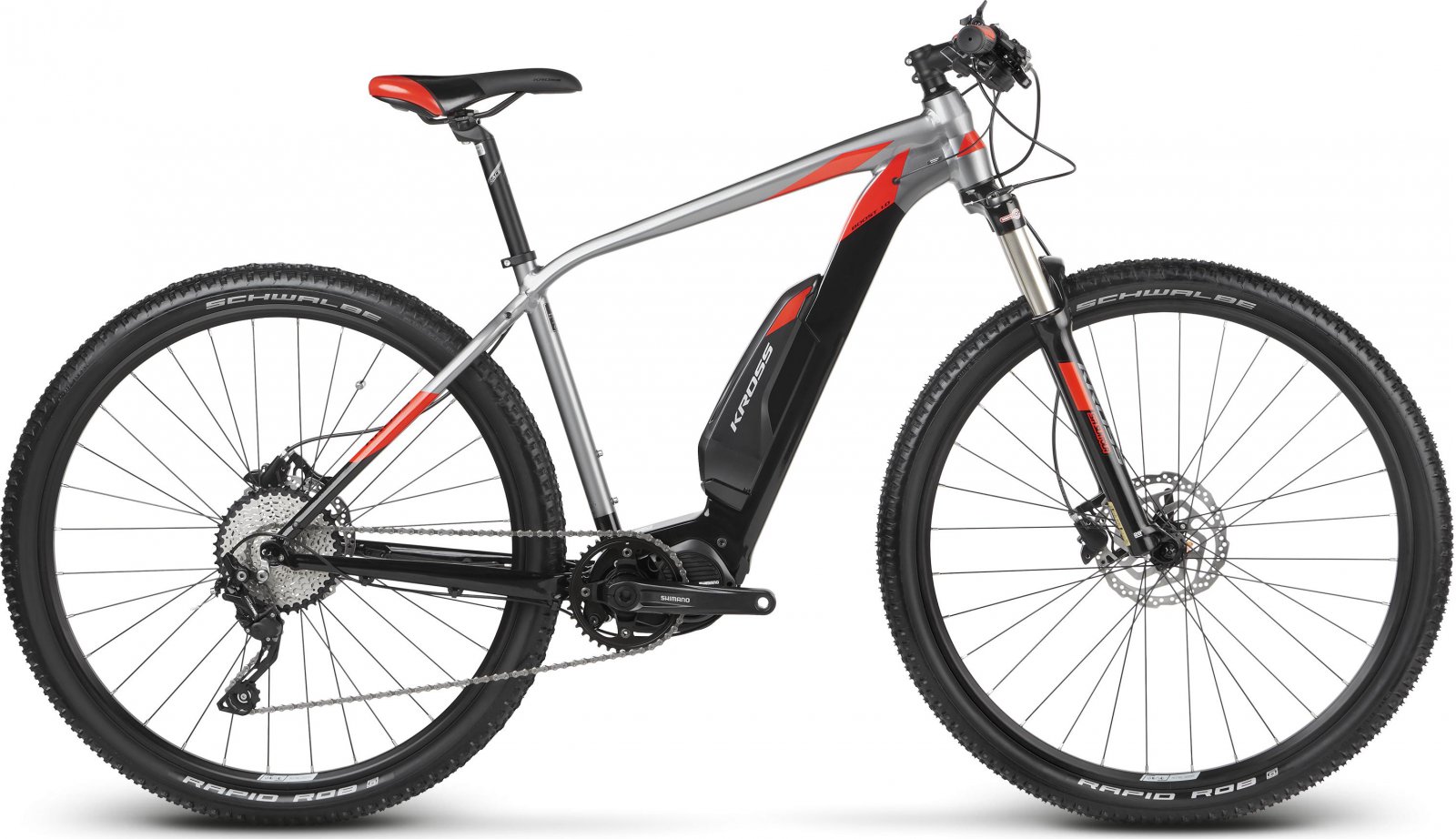 Kross Level Boost 1.0 500 Wh 29" Black/Graphite/Red Glossy 2019 - Zbozi.cz