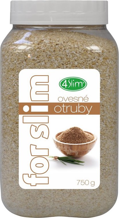 4Slim Ovesné otruby 750 g - Zbozi.cz