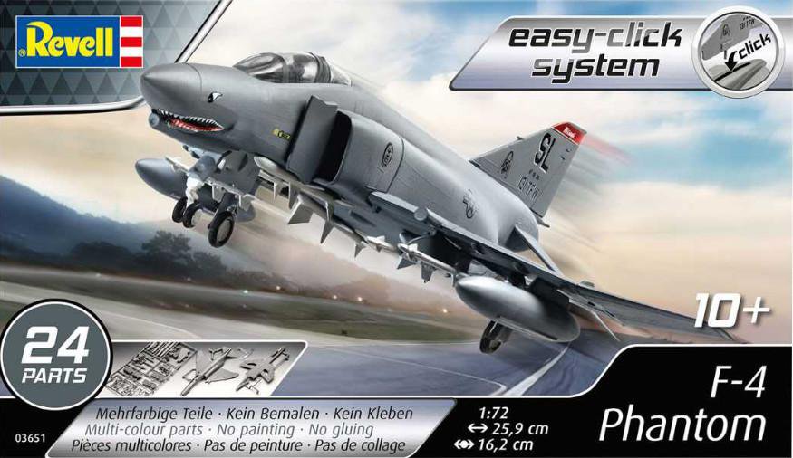 Recenze Revell F-4 Phantom Easy Click 1:72 - Zbozi.cz