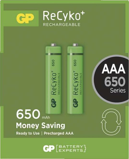 GP Batteries ReCyko+ 650 AAA 2 ks od 47 Kč - Zbozi.cz