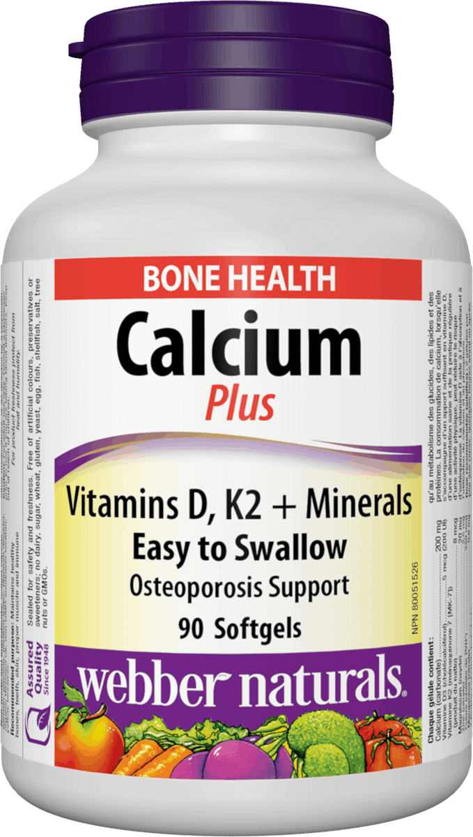 Webber Naturals Calcium plus 90 tob. - Zbozi.cz